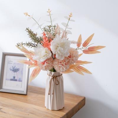 China Home Decoration Fake Flowers Dandelion Bouquet INS Wind Manufacturer Cross border Wholesale Wedding Simulation Flowers for sale