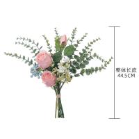 China Simulation flower manufacturer Mira rose bouquet home decoration cross-border wedding wholesale fake flowers INS style for sale