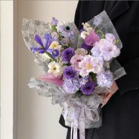 China New Nosa Paper series - Phalaenopsis waterproof matte, popular flower bouquet wrapping paper for flower shops and floral art materials for sale