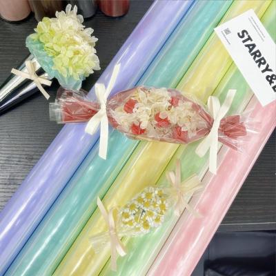 China Flower wrapping paper, 6 strands of glass texture, glass cup, flower wrapping paper, hand-rolled paper, flower shop wrapping paper, colored paper for sale