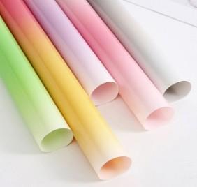 China Candy Glass Waterproof Floral Flower Packaging Paper for sale