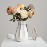 China Simulation flower single Manta rose bouquet shooting prop, Nordic home decoration wedding bouquet cross-border hot sales for sale