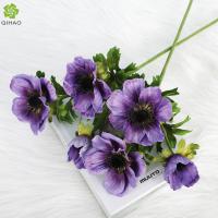China Simulation of 3 Sunflower Flowers Home Single Branch Silver Lotus Flower Wedding Decoration Simulation Sunflower Ornament for sale