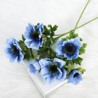 China Simulation of 3 Sunflower Flowers Home Single Branch Silver Lotus Flower Wedding Decoration Simulation Sunflower Ornament for sale