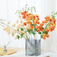 China Nordic high-end simulation flowers, wind chimes, silk flowers, fake flowers, home furnishings, homestays, living rooms, desktop flower arrangements, silk flowers, wedding decorations for sale