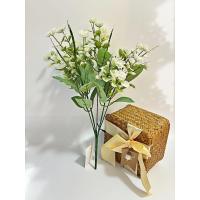 China The manufacturer wholesales new types of artificial flower plastic dipped in rice and osmanthus for home decoration, artificial flower desktop decoration, and flower arrangement ornaments for sale