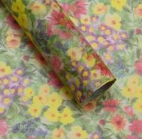 China Spring flower series snow pear paper waterproof floral flower wrapping paper for sale