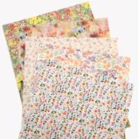 China Spring flower series snow pear paper waterproof floral flower wrapping paper for sale
