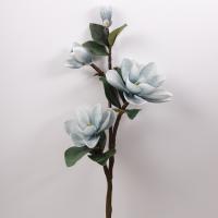 China Cross border simulation EVA foam magnolia household interior false flower decorations touch magnolia simulation flower for sale