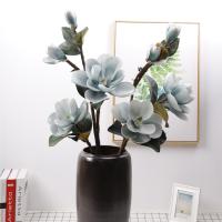 China Cross border simulation EVA foam magnolia household interior false flower decorations touch magnolia simulation flower for sale