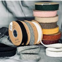 China Handmade Korean Style Polyester Ribbon Hollow Rabbit Velvet Webbing For DIY Hair Accessories And Flower Bouquets for sale