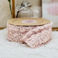 China Korean Style Floral Petals and Flower Caps Eco-Friendly Pink Silk Material for DIY Hair Accessories for sale