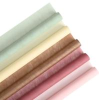 China 57*57cm Milk and Cotton Lined Florist Wrapping Paper Ideal for Flower Packaging for sale