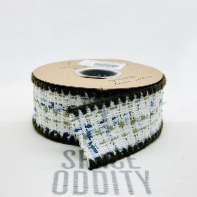 China Polyester Classic Small Fragrant Shell Pattern Hairy Edge Belt Double Sided Silk Belt Ideal for Clothing Accessories for sale