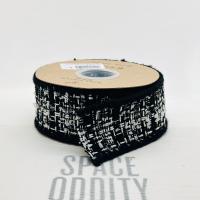 China Polyester Classic Small Fragrant Shell Pattern Hairy Edge Belt Double Sided Silk Belt Ideal for Clothing Accessories for sale