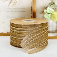China 7cm/100m Customized Woven Belt in Korean Style with Two-Color Flash Vertical Wrinkled Snow Gauze Design for sale