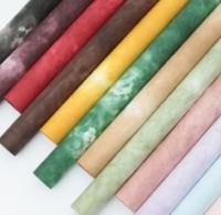 China Ink Tie Dye Stone Texture Waterproof Floral Flower Packaging Paper for Fashionable Florist Wrapping and Bouquet Packing for sale
