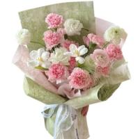 China Ink Tie Dye Stone Texture Waterproof Floral Flower Packaging Paper for Fashionable Florist Wrapping and Bouquet Packing for sale