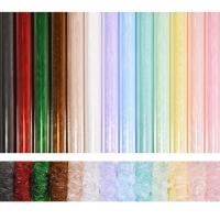 China Waterproof Thickened Colored Glass Cup Flower Art Wrapping Paper with Minimalist Design and 6-Thread Glass Texture for sale