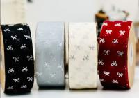 China Advanced Silver Sparkle Butterfly Snow Ribbon Handmade DIY Hair Accessories Bow Material Clothing Straw Hat Accessories Gift Box Packaging for sale