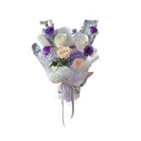 China Wholesale of Valentine's Day flower bouquets, lace wrapping paper, waterproof film, heart-shaped flower paper, and fresh flower packaging materials for sale
