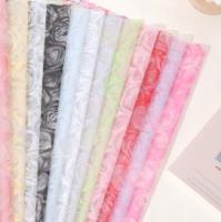 China Rose Beauty Waterproof Floral Flower Packaging Paper Florist Wrapping Paper for sale