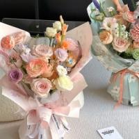 China Hot gold jade flower edge art waterproof floral arrangement flower packaging paper for sale