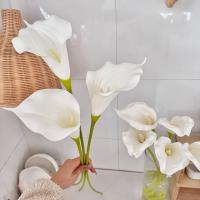 China Calla lily artificial flower home dining table decoration, wedding hall flower arrangement and photo props for sale