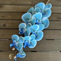 China Phalaenopsis artificial flowers with a high-end touch, artificial flowers for wedding and home decoration, cross-border foreign trade wholesale for sale