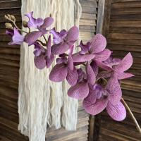 China Phalaenopsis artificial flowers with a high-end touch, artificial flowers for wedding and home decoration, cross-border foreign trade wholesale for sale