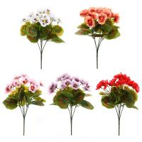 China Simulated Flower Wedding Haitang Hydrangea Bundle Home Hotel Photography Flower Arrangement Ornament Artificial Fake Flower Decoration Wholesale for sale