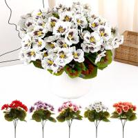 China Simulated Flower Wedding Haitang Hydrangea Bundle Home Hotel Photography Flower Arrangement Ornament Artificial Fake Flower Decoration Wholesale for sale