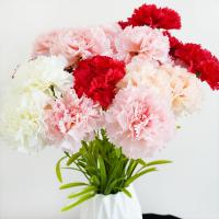 China Simulated Single Branch Kangnaixin Mother's Day Gift Simulated Flower High end Silk Flower Home Decoration Flower for sale