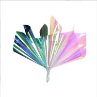 China Wholesale waterproof rainbow film, transparent glass paper, flower paper, laser paper, flower bouquet packaging paper materials for sale