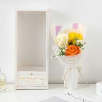 China Artificial rose bouquets, soap flowers, artificial flowers, graduation season souvenirs, gift boxes, cross-border wholesale for festivals for sale