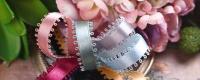 China Wedding Shiny Polyester Ribbon Korean Imported Double Ear Edge Woven Bow for Clothing and Gift Wrapping for sale