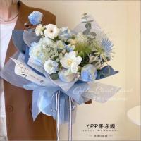 China Colored OPP jelly film, gift flower packaging paper, flower wrapping paper, bouquet, waterproof cellophane, factory wholesale in stock for sale