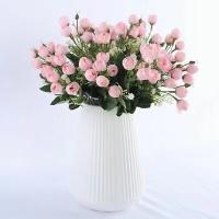 China DIY artificial rose flower buds for home wedding decoration and fake bouquets for sale