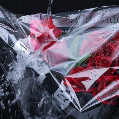 China Fresh Flower Bouquet Dust-proof Bag Transparent Windproof and Waterproof Packaging Cover 60*70cm Shipping Time 30-45Days for sale