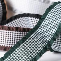 China Lotus Leaf Edge Thousand Bird Grid Woven Ribbon The Perfect Addition to Your DIY Clothing Bags Hats and Accessories for sale