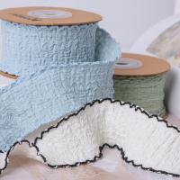 China High Tenacity Lace and Woven Tape The Perfect Combination for DIY Bow Making 2.5cm Widt for sale