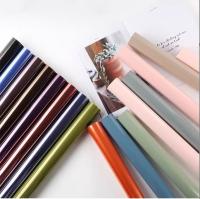 China Jelly film series waterproof wrapping paper for flower bouquets, candy wrapping paper, and ins solid-color gift wrapping paper for sale