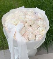 China French Pearl Snow Satin Fabric Flower Bouquet DIY Bow Decoration Floral Materials for sale