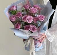 China Artistic conception oil painting series floral arrangement flower packaging paper for sale