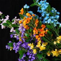 China Simulated beauty finger photo and photography decoration props, single small floral, artificial flower, crabapple flower, European-style simulated flower arrangement for sale