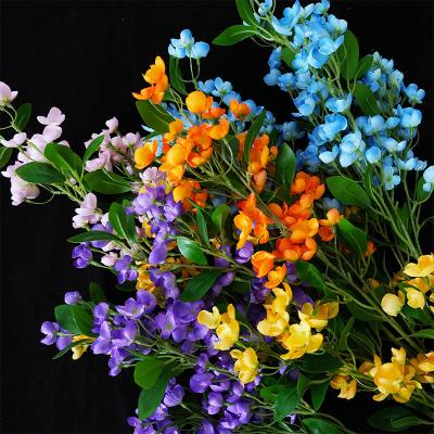 China Simulated beauty finger photo and photography decoration props, single small floral, artificial flower, crabapple flower, European-style simulated flower arrangement for sale