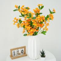 China Simulated beauty finger photo and photography decoration props, single small floral, artificial flower, crabapple flower, European-style simulated flower arrangement for sale