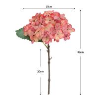 China European oil painting embroidered ball single branch simulation fake flower retro floral arrangement autumn color embroidered ball wedding scene table flower arrangement for sale