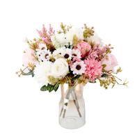 China Roses, daisies, artificial flowerballs, hydrangeas, artificial hand-held bouquets, wedding artificial flowers, home flower arrangements, decorative silk flowers for sale
