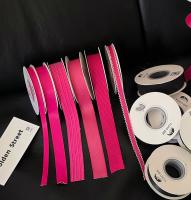 China Customized Colors  Pink Ribbon Flower Bouquet Strap Gift DIY Bow Flower Shop Floral Materials for sale